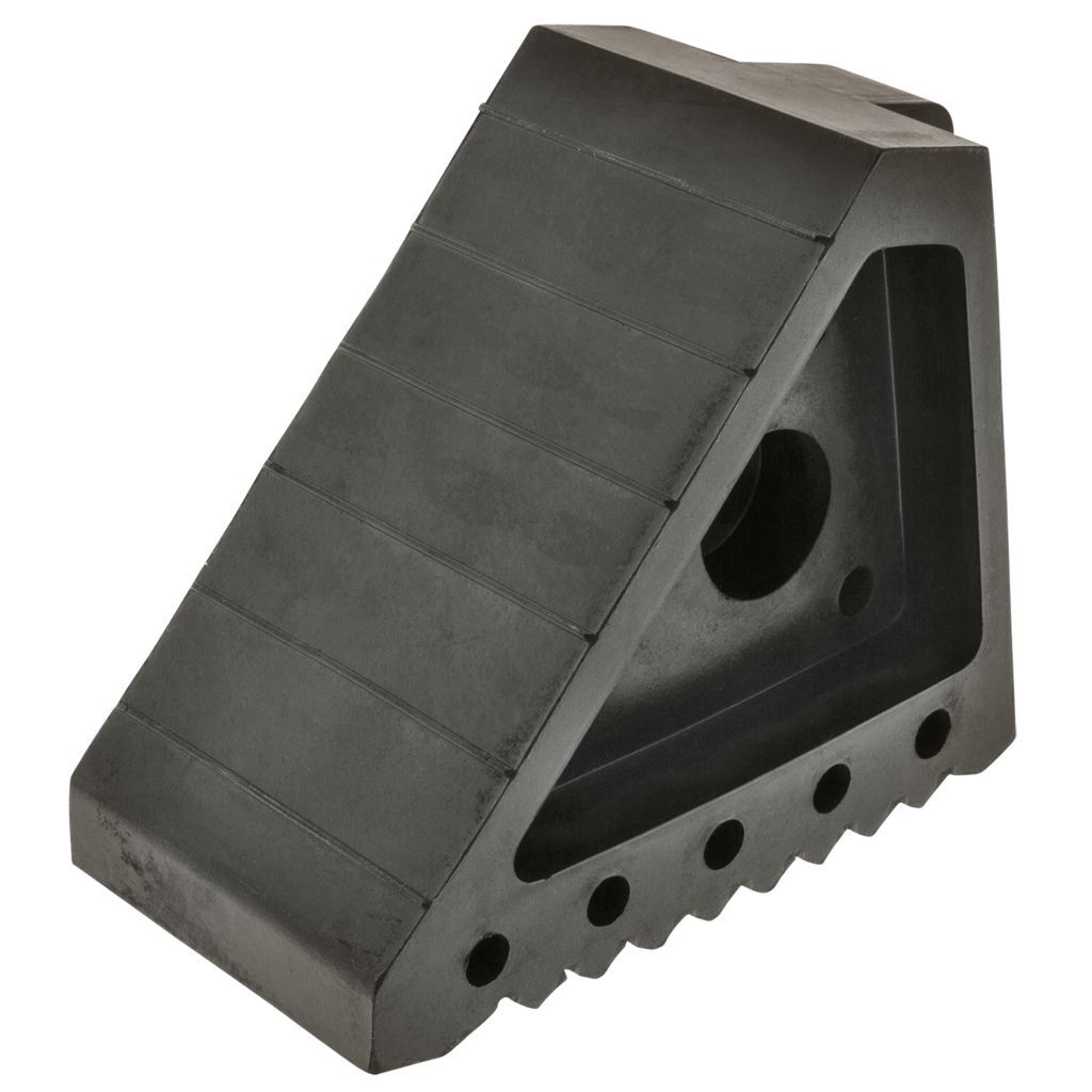 Solid Rubber Wheel Chock 200 x 100 x150mm - VS0001 – Vehicle Safe