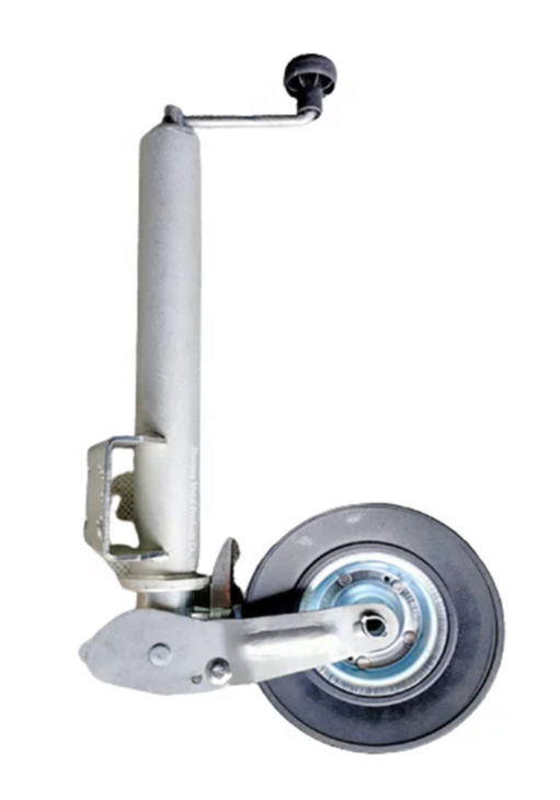 Vehicle Safe 8" Premium Auto Retract Jockey Wheel - VSJWAR