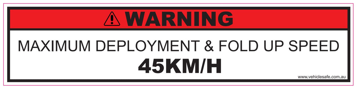 Scorpion TMA Safety Sticker Kit 150mm x 30mm x 10 Piece – Vehicle Safe